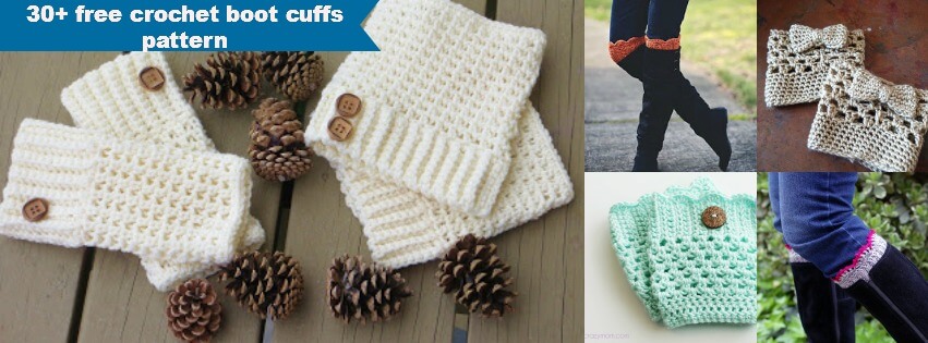 30+ Free & Easy Crochet Boot Cuff Patterns - Jenny & Teddy