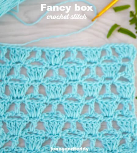 crochet fancy lace box stitch free pattern and tutrial