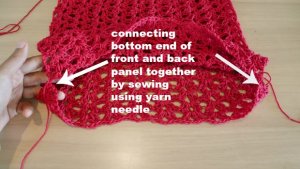easy breezy ruffle top free crochet pattern - Jenny & Teddy