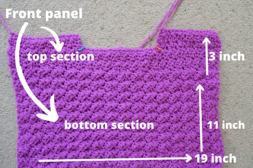 Easy chunky crochet sweater free pattern.